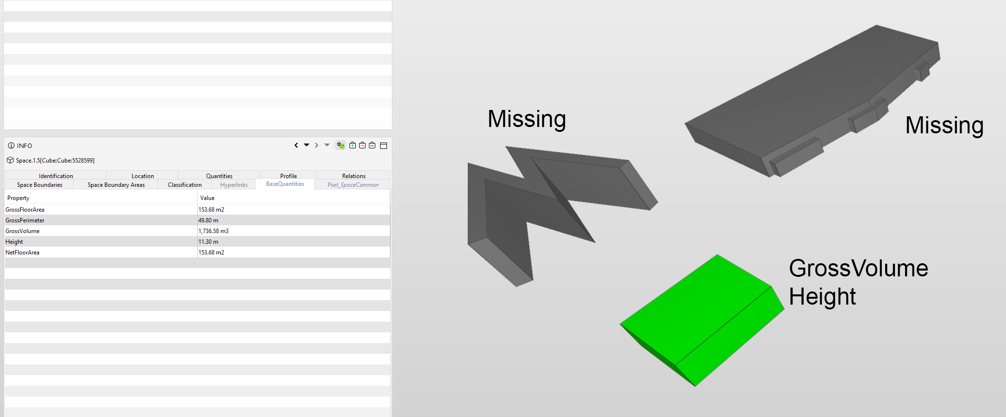 Revit Mass, GrossVolume missing in BaseQuantities · Issue #232 · Autodesk/revit-ifc · GitHub
