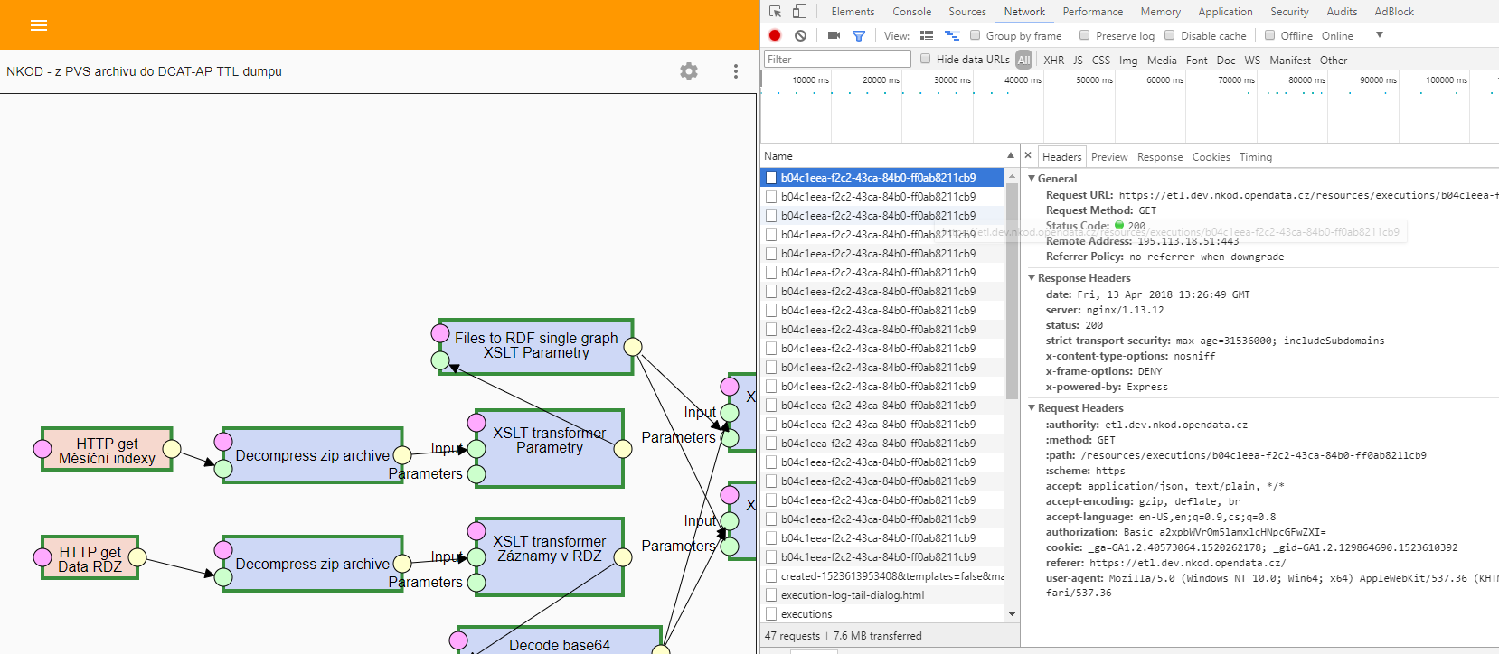 No content-type in the graphical execution view update message · Issue #539 · linkedpipes/etl ...