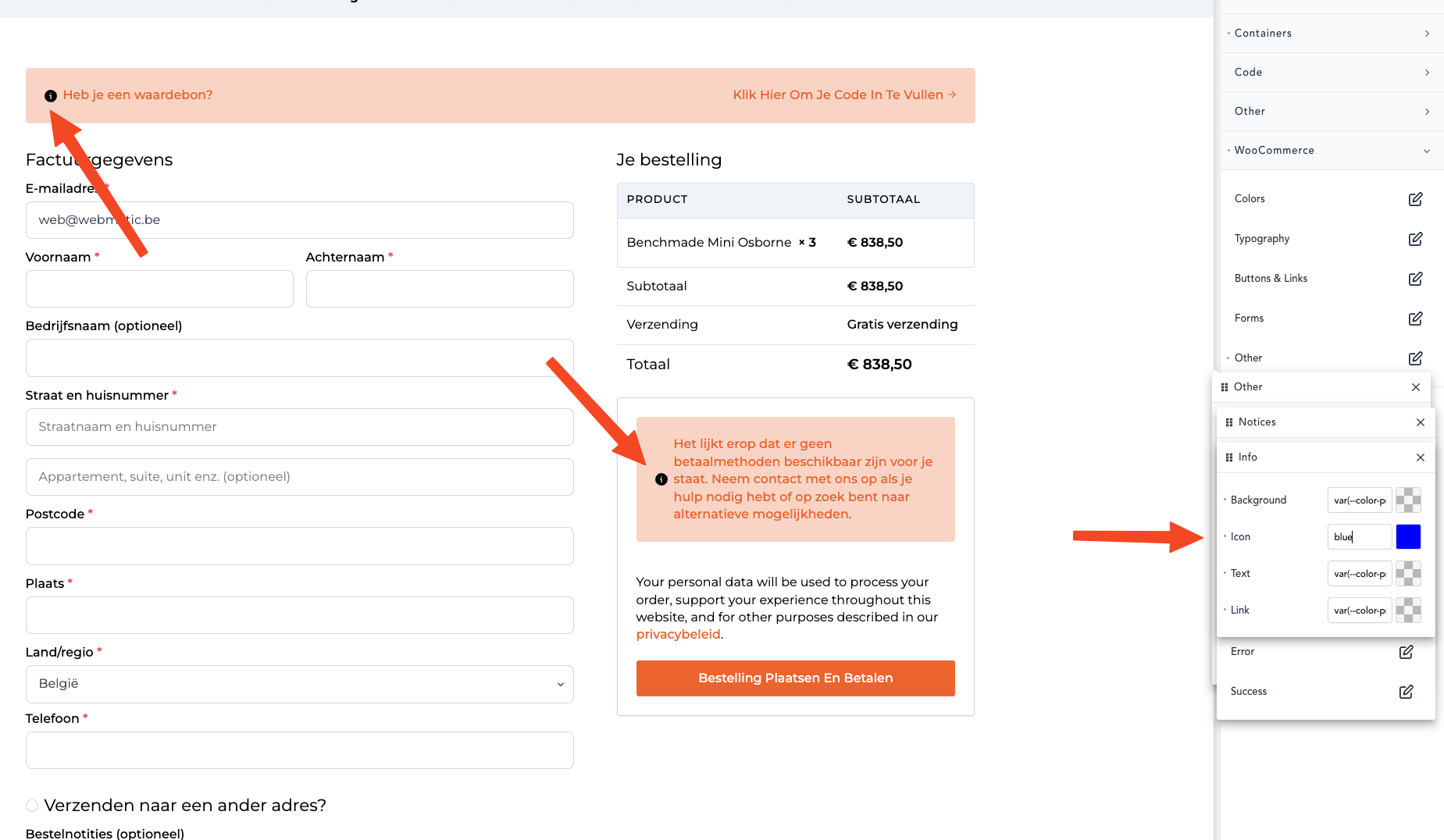Problem with icon-color info notice in Global Styles Woocommerce · Issue #686 · soflyy ...