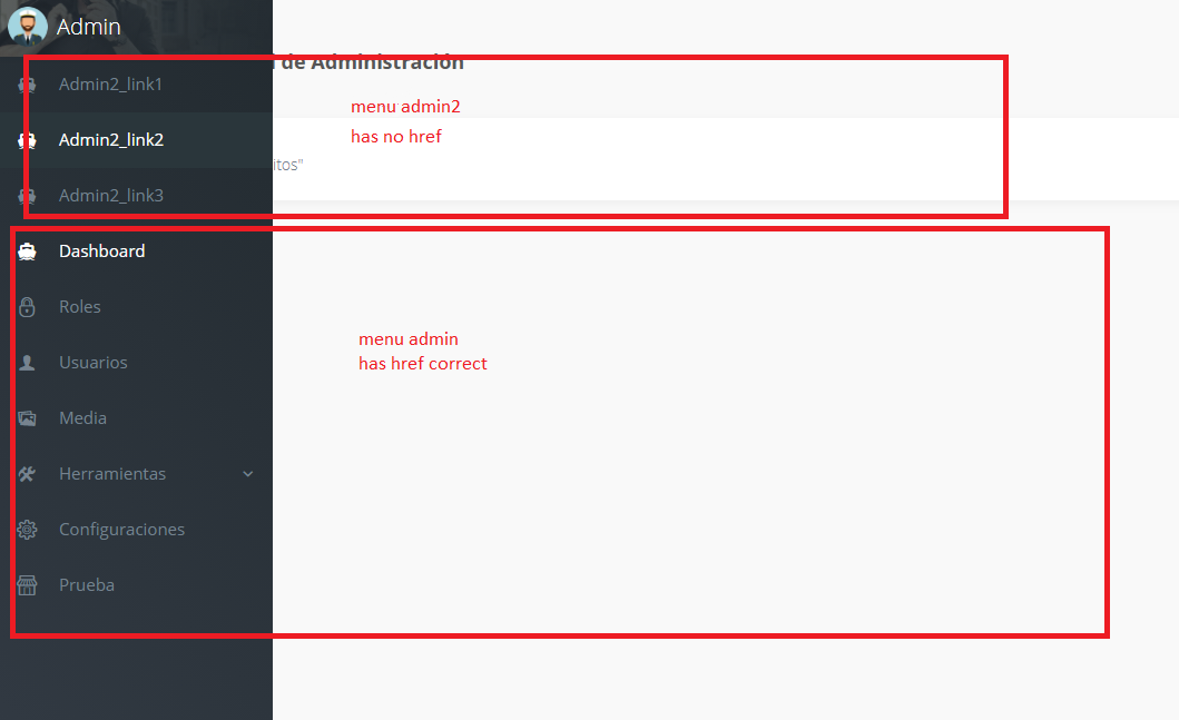 New menu added on sidebar has no href on it. · Issue #5113 · thedevdojo/voyager · GitHub