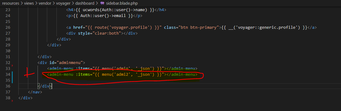 New menu added on sidebar has no href on it. · Issue #5113 · thedevdojo/voyager · GitHub