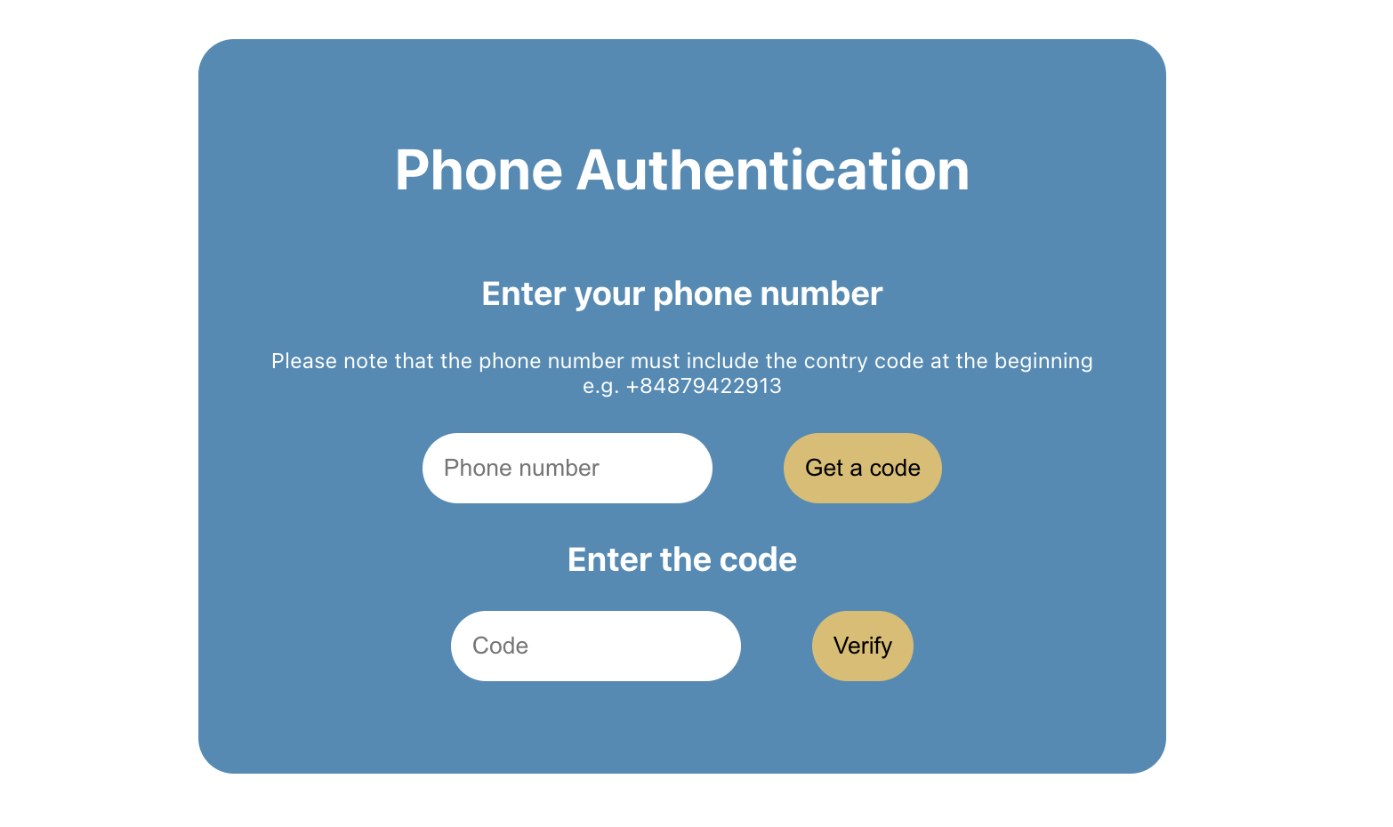 GitHub - PhiThai1309/Phone-Authentication-Application: A small project ...
