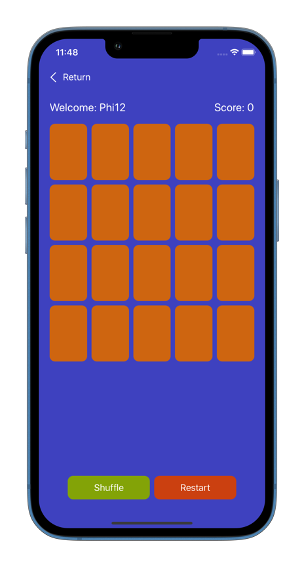 GitHub - PhiThai1309/iMemory: A simple card flip game that was built with Swift and SwiftUI