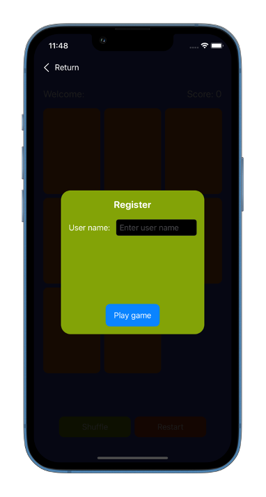 GitHub - PhiThai1309/iMemory: A simple card flip game that was built with Swift and SwiftUI