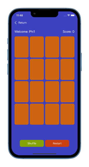 GitHub - PhiThai1309/iMemory: A simple card flip game that was built with Swift and SwiftUI
