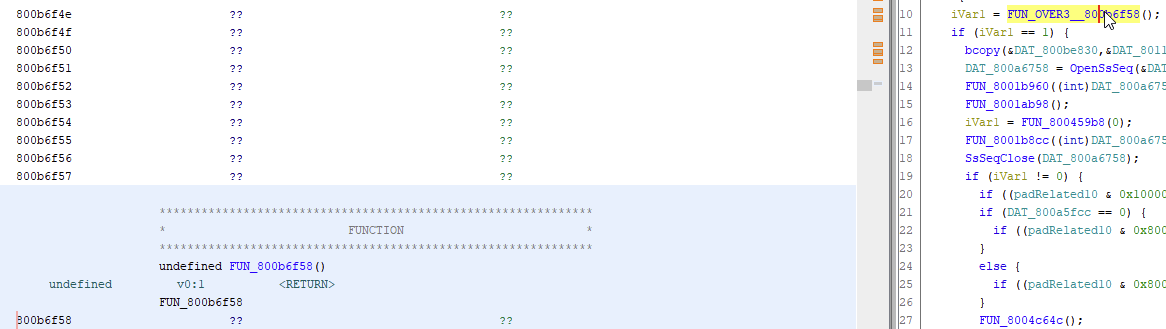 Decompiler doesn't work with refs to overlay · Issue #2680 ...