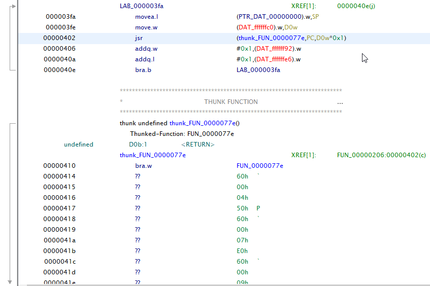 M68000: decoding jump tables · Issue #226 · NationalSecurityAgency ...