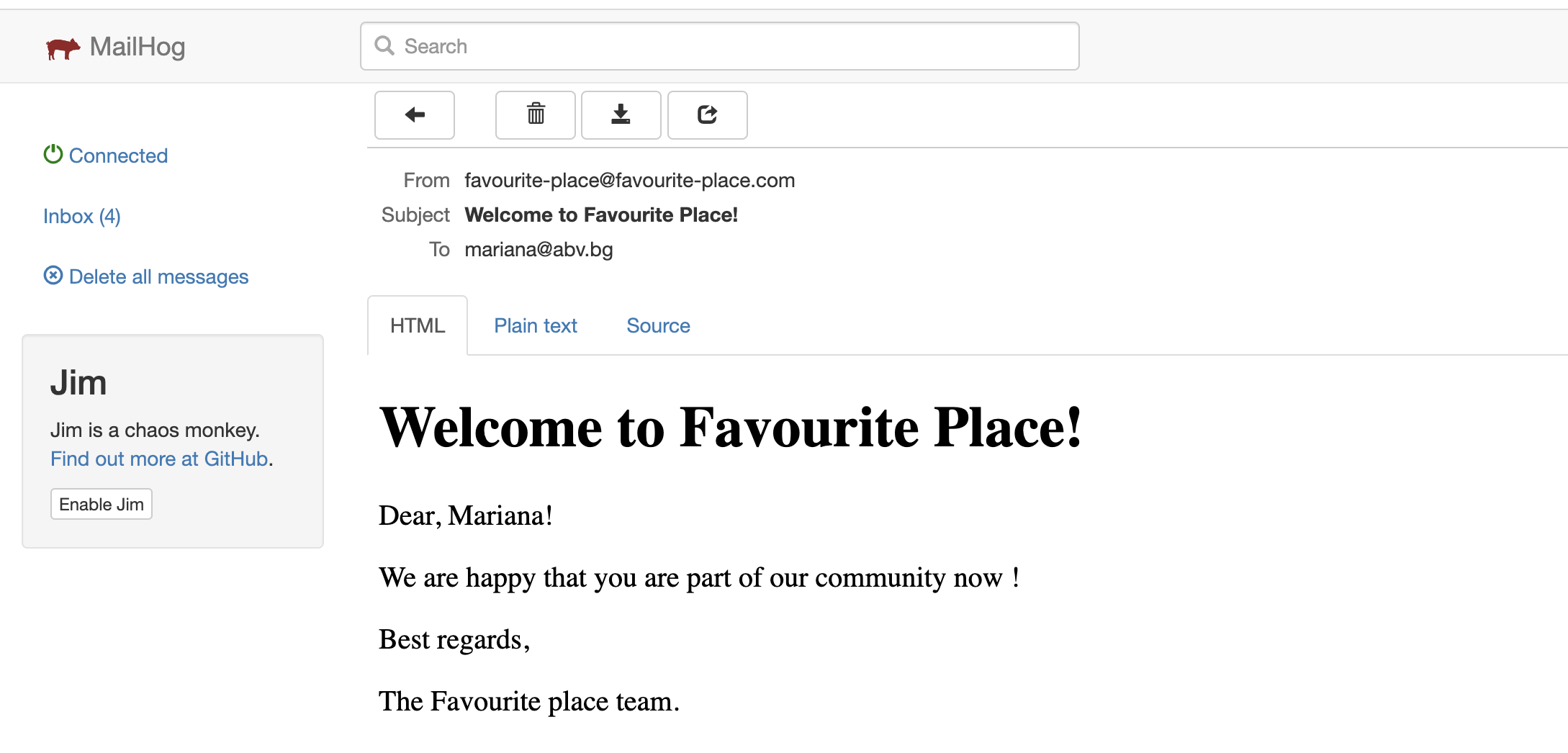 GitHub - stoiandelev/favourite-place-Java
