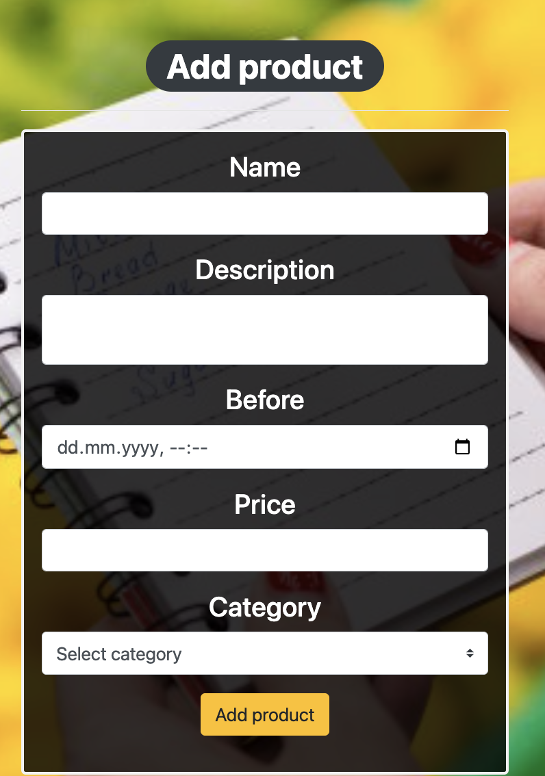 GitHub - stoiandelev/ShoppingList