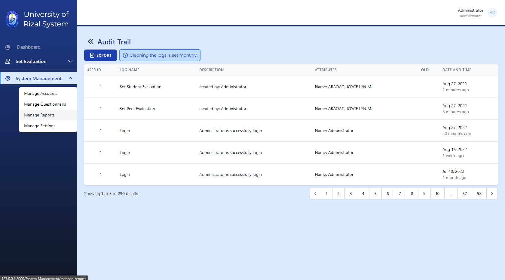 GitHub - LawrenceMadali/Faculty-Evaluation-System
