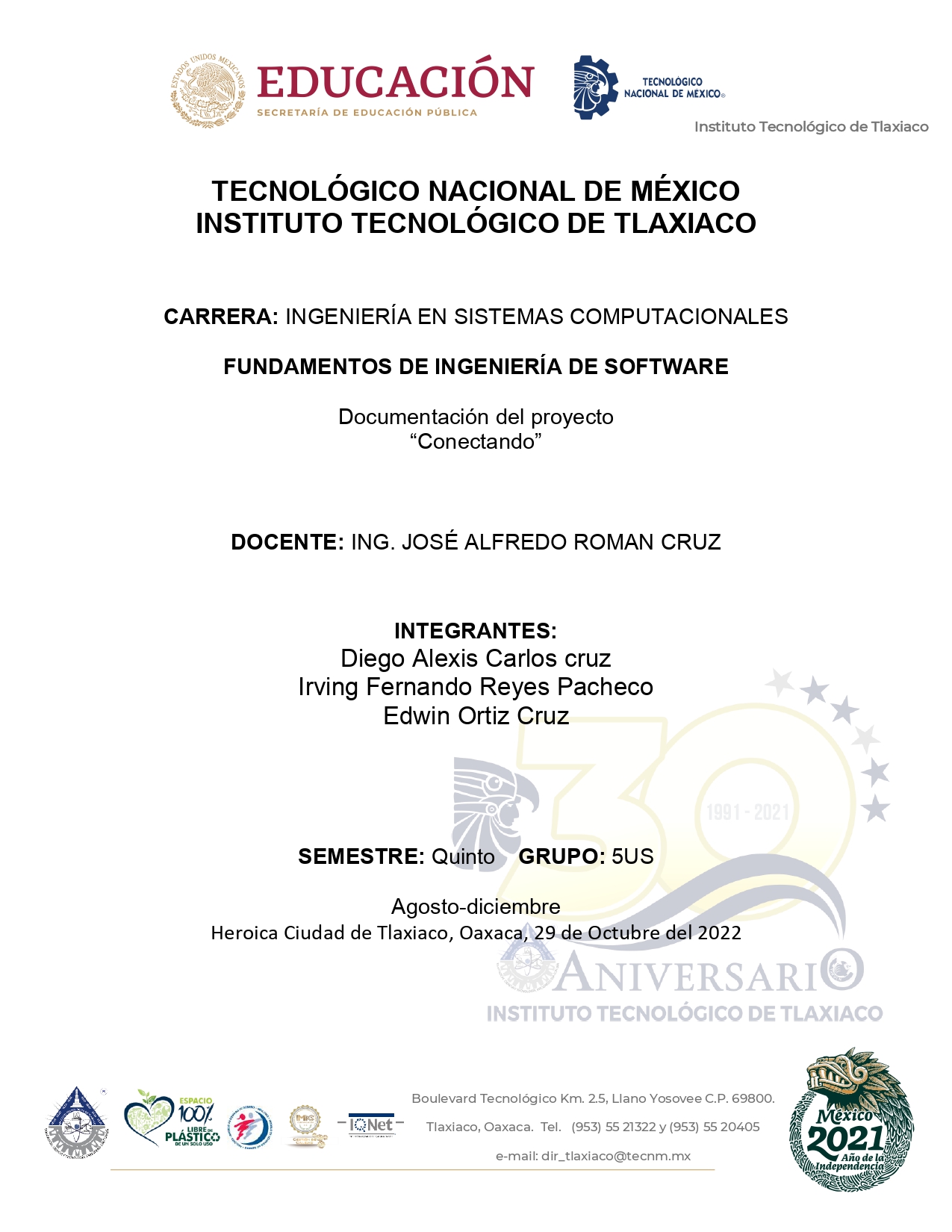 Portada Sistemastectlaxiaco Conectando Github Wiki