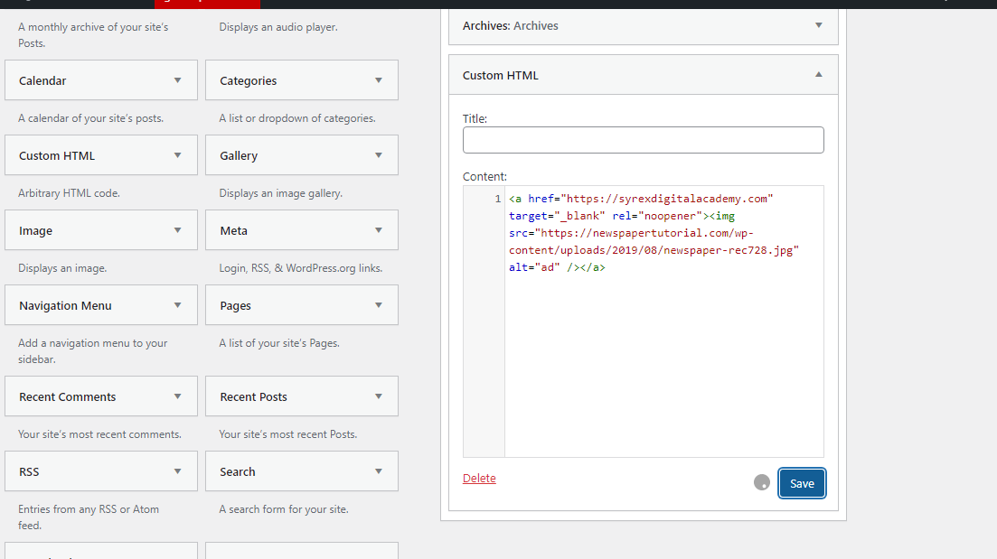 Custom HTML Widget: Not Editable in 4.9 · Issue #487 · siteorigin ...