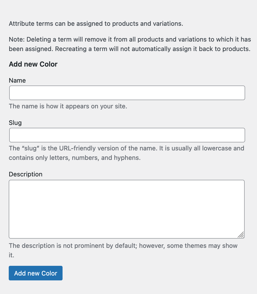 Could not insert term into the database. · Issue #29360 · woocommerce/woocommerce · GitHub