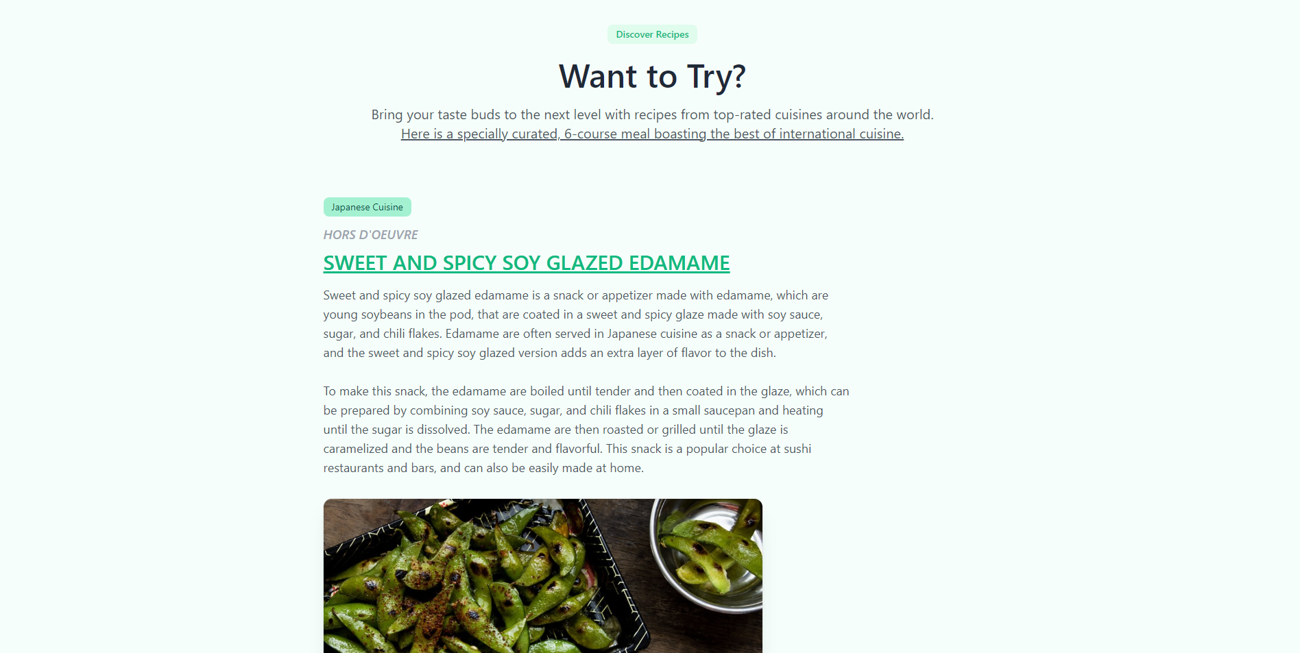 GitHub - RishitAgrawal06/The-Global-Pantry: Learn about the world's food and culture.