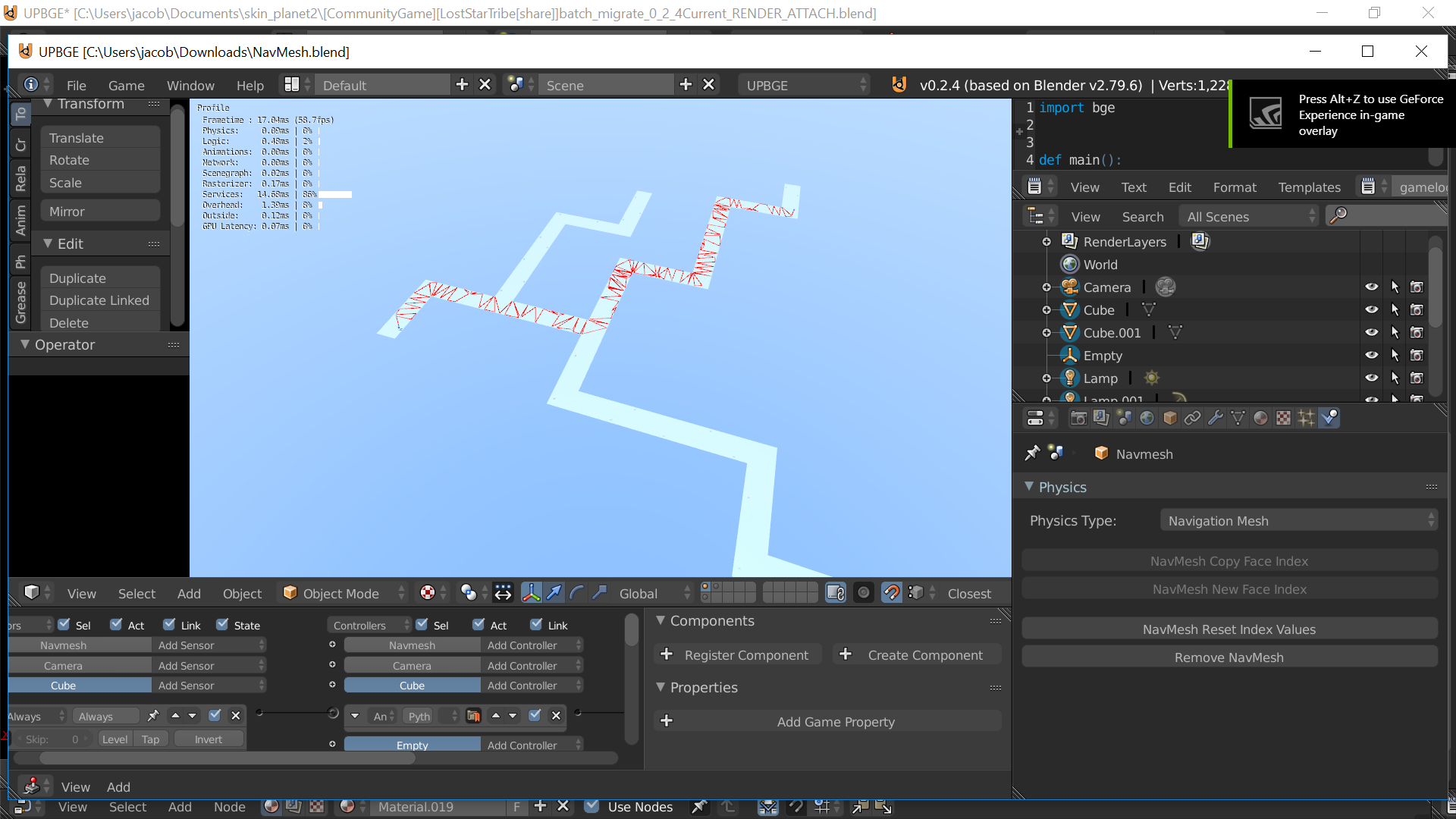 Navmesh system is slightly broken · Issue #991 · UPBGE/upbge · GitHub