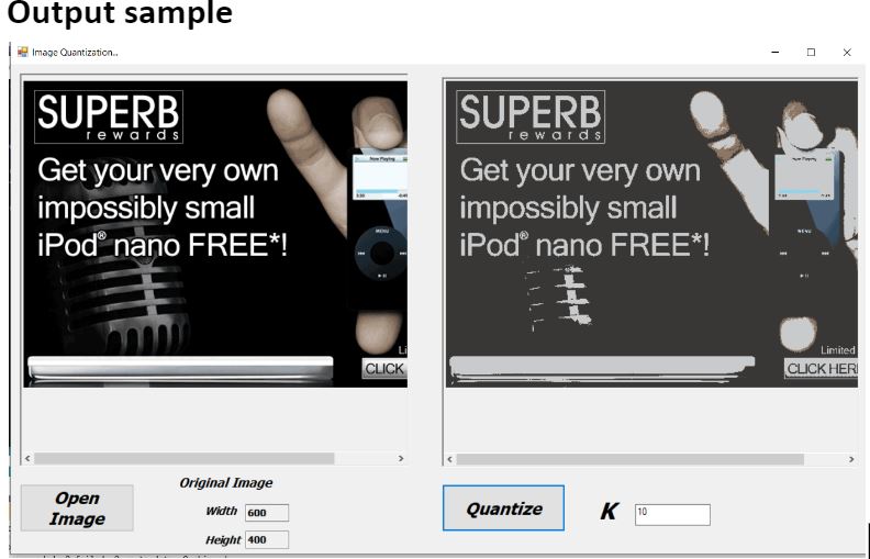 GitHub - alaa973/image-quantizaton: The idea of color quantization is ...