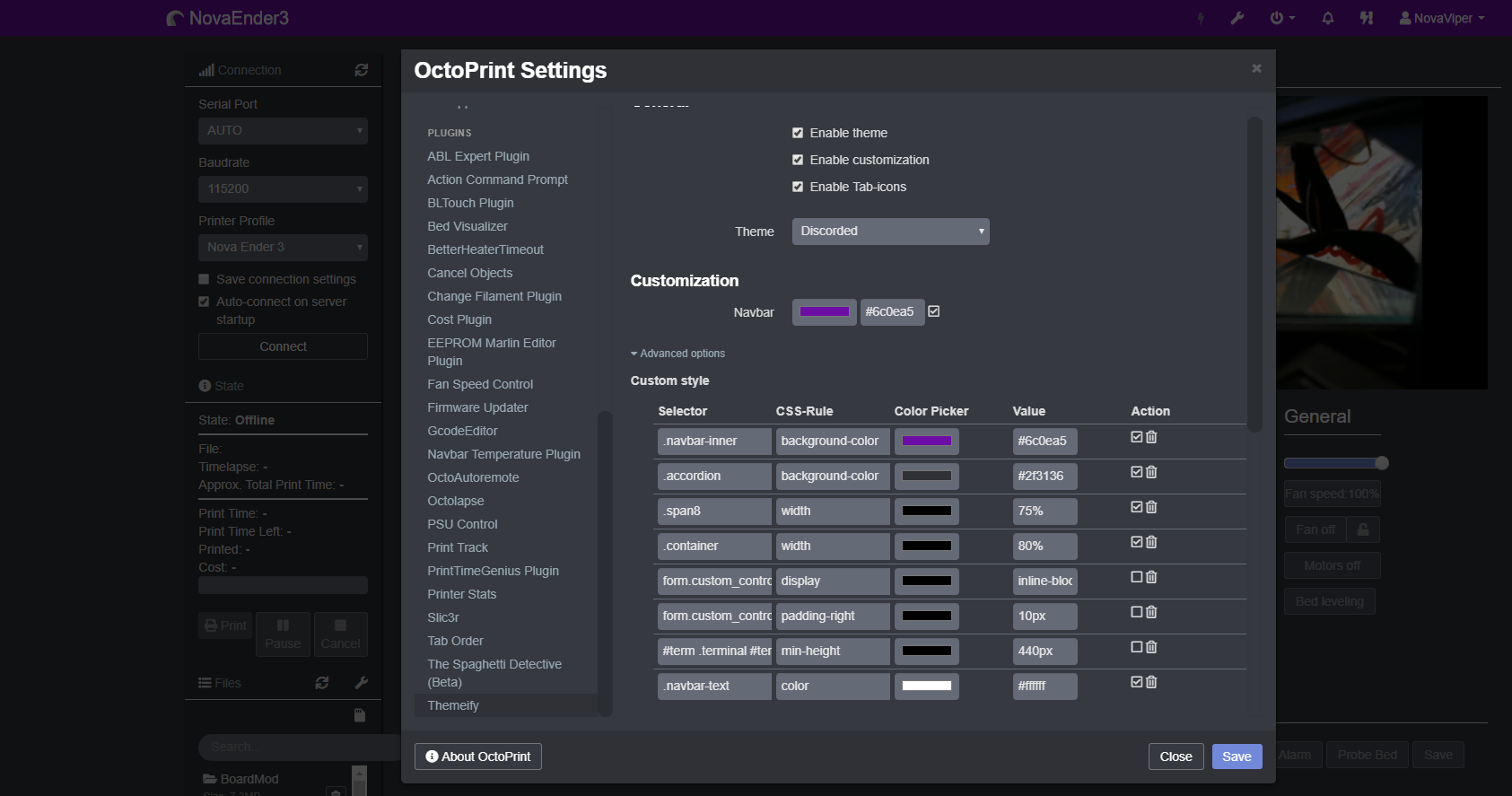 Plugin Conflict with Themify and DragOn Order · Issue #5 · jneilliii/OctoPrint ...