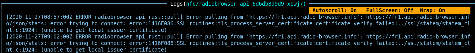 PullServers issues · Issue #232 · segler-alex/radiobrowser · GitHub