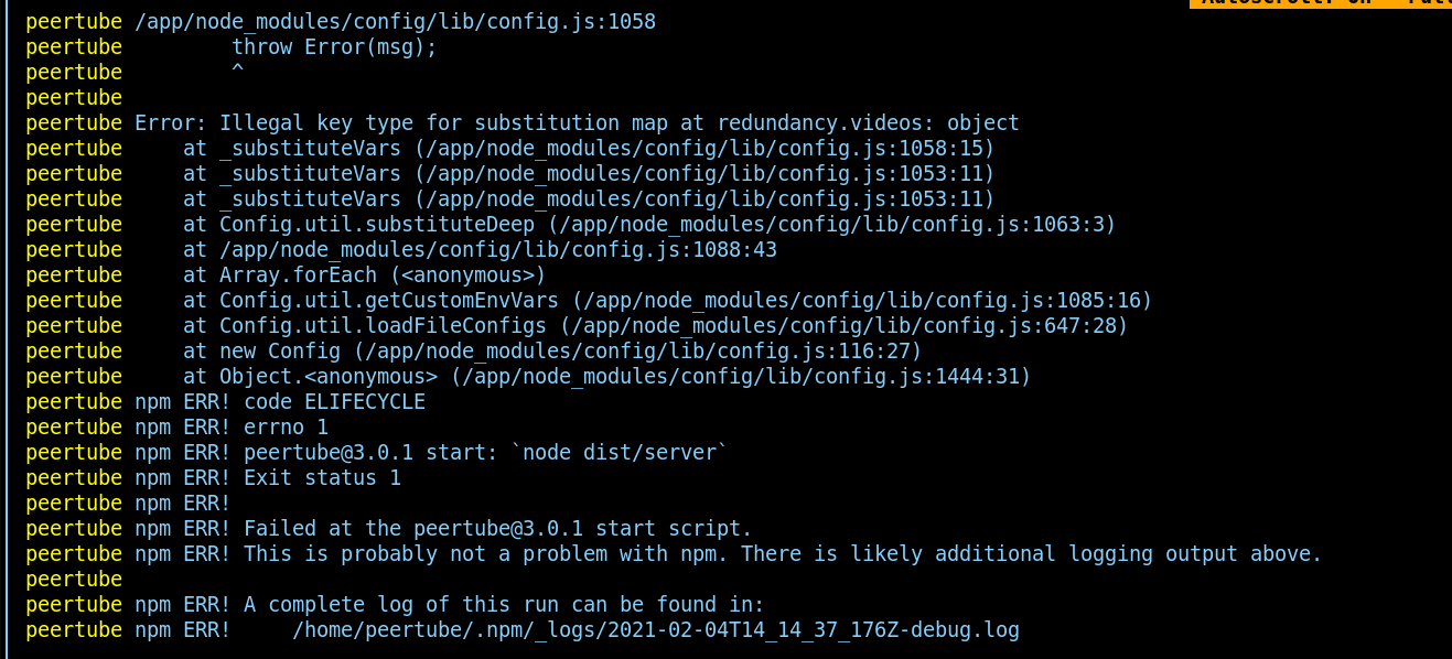 Docker redundancy settings · Issue #3686 · Chocobozzz/PeerTube · GitHub