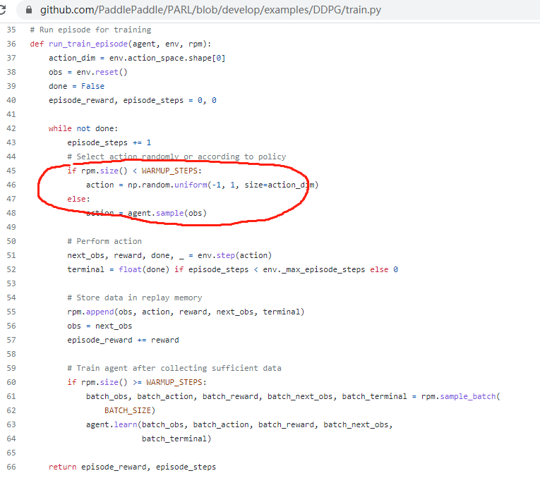 DDPG策略网络输出问题 · Issue #899 · PaddlePaddle/PARL · GitHub