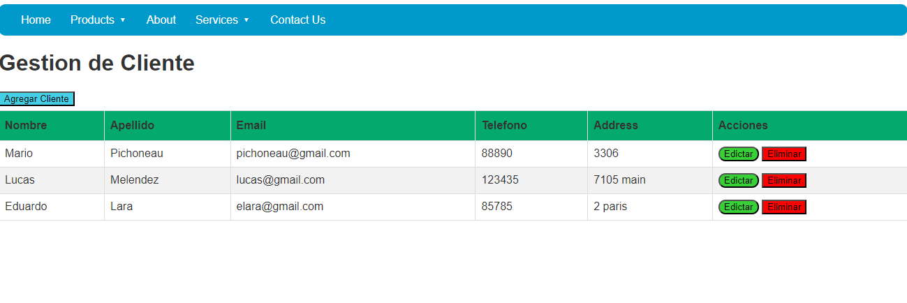 GitHub - MarioMelendezPichoneau/Gestion-de-clientes: Sistema de gestion ...