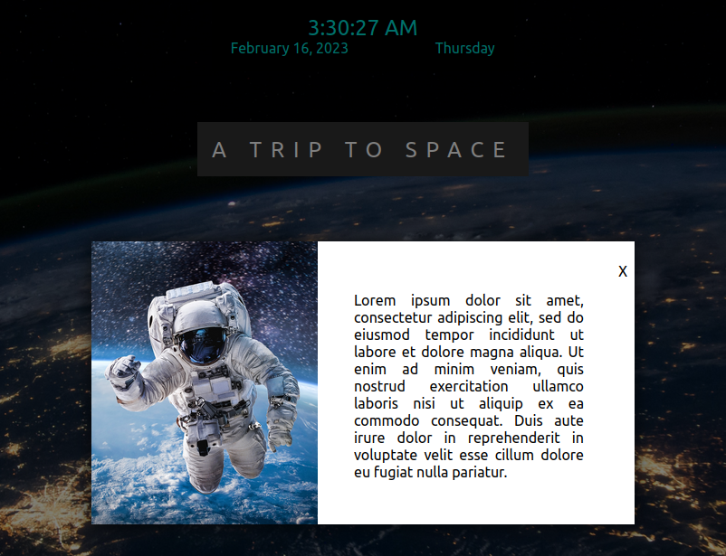 Github Salvadorpoetapop Up Window Sm This Is A Web Page Built In Reactjs The Goal Was To