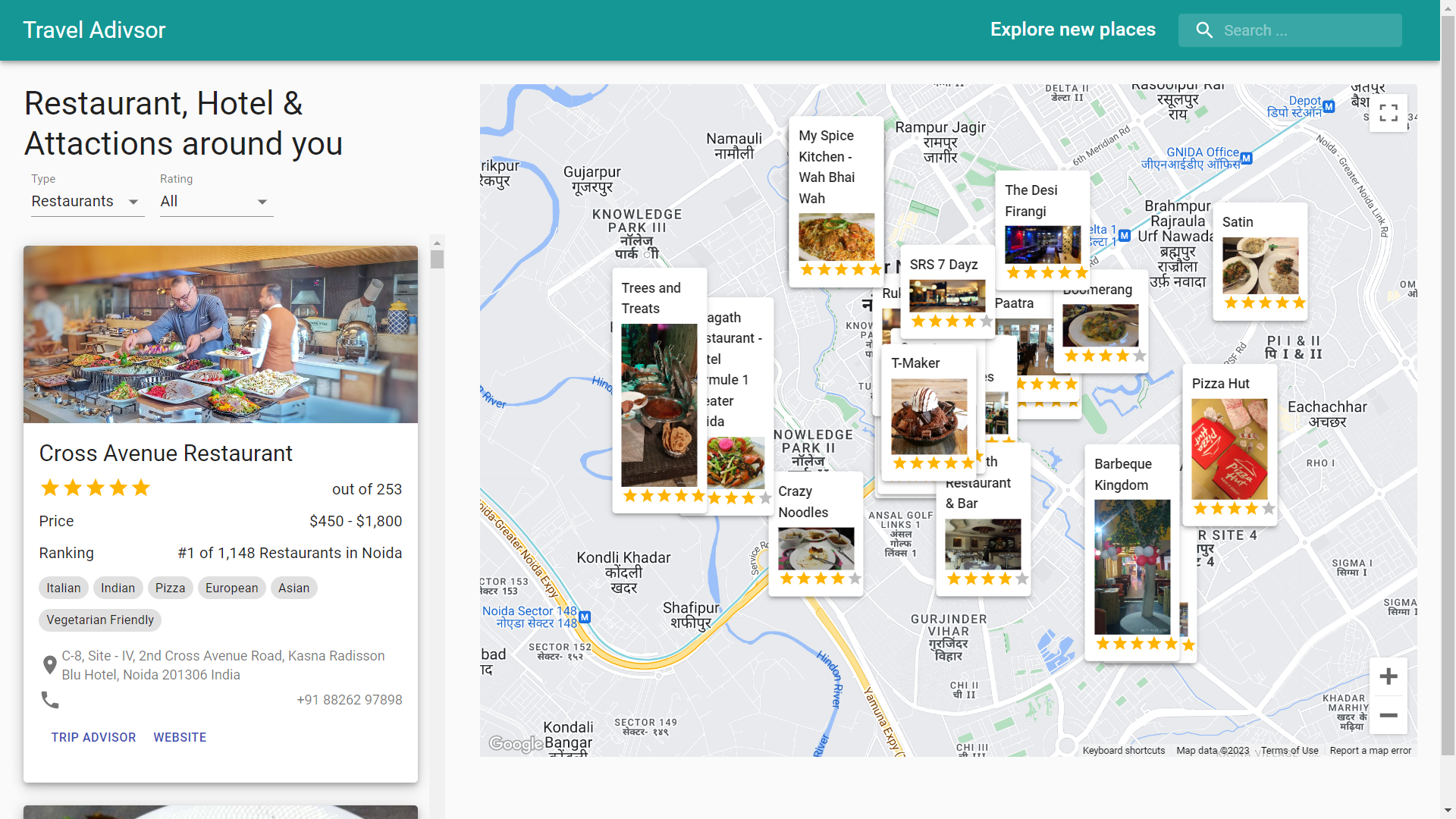 GitHub - rudrabisht/Travel-Advisor-App