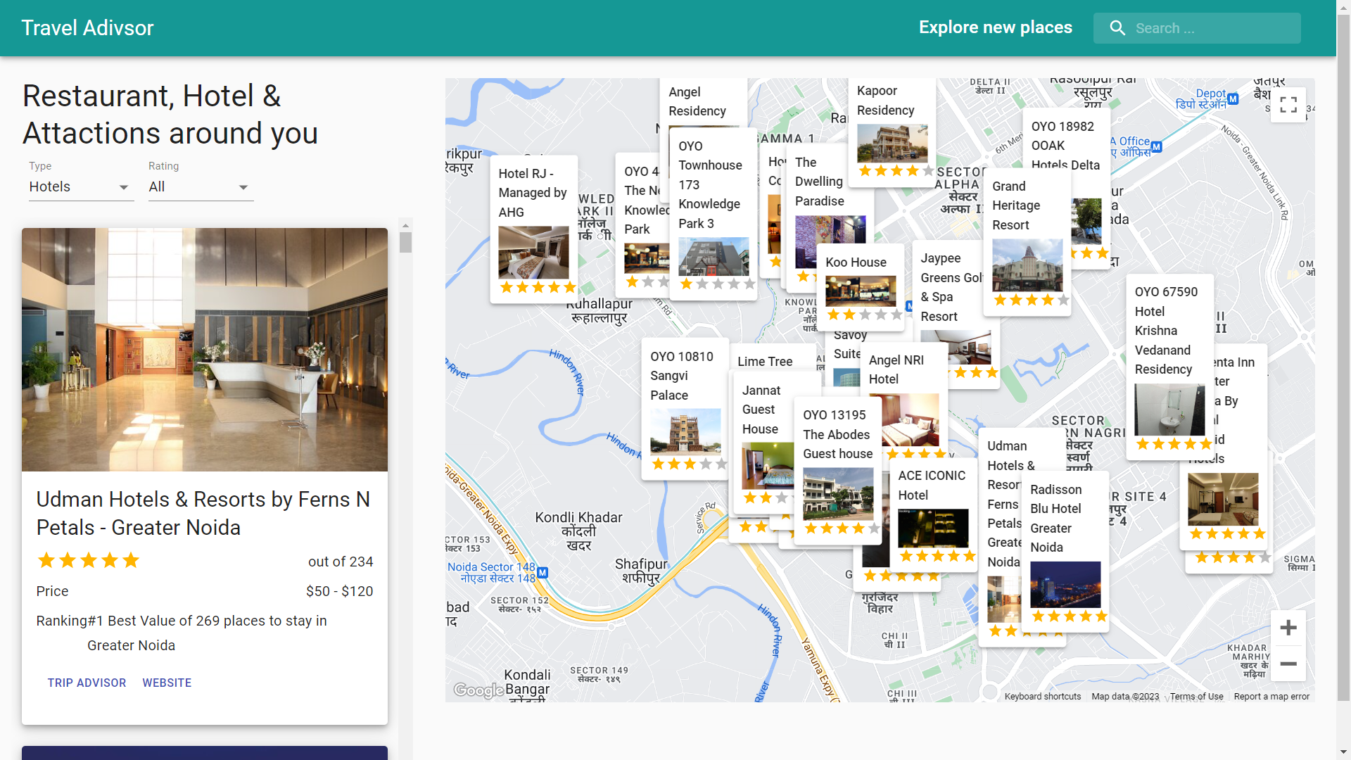 GitHub - rudrabisht/Travel-Advisor-App