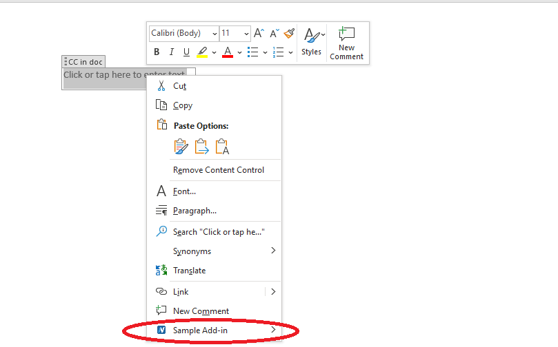 OfficeJS : Context menus are not visible when right click on table ...