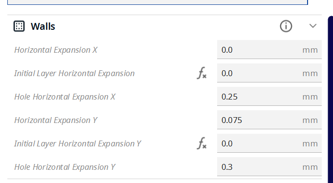 Horizontal Expansion XY - Oval Compensation, separate x axis and y axis ...