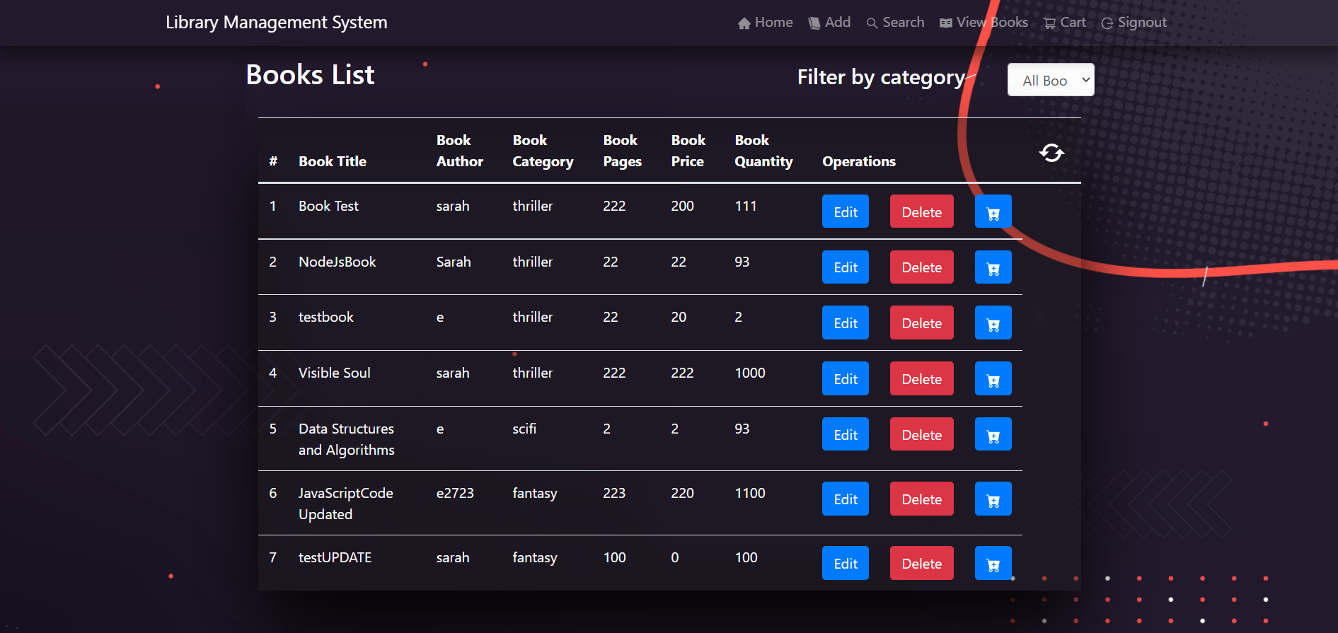 GitHub - sarahishamsaied/library-system