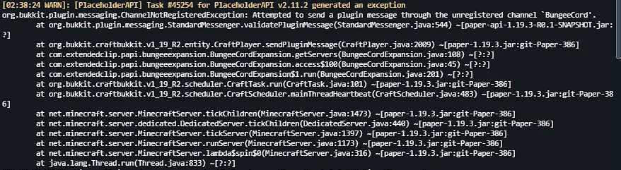 1.19.3 and bungee not working · Issue #912 · PlaceholderAPI/PlaceholderAPI · GitHub