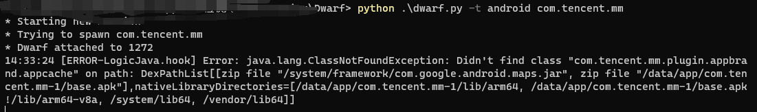 JVMDebugger window always EMPTY · Issue #103 · iGio90/Dwarf · GitHub