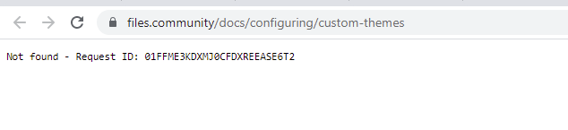 False Documentation Link for Custom Themes · Issue #5457 · files ...