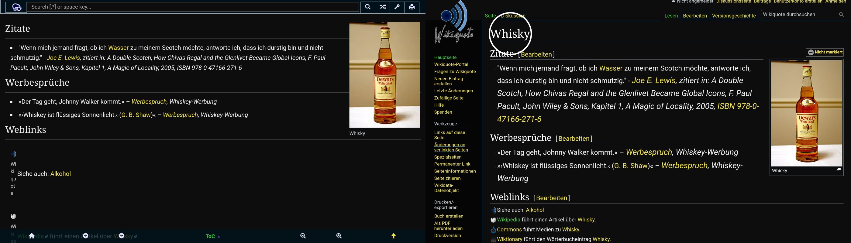 Titles within articles are missing in Wikiquote ZIMs · Issue #1562 ...