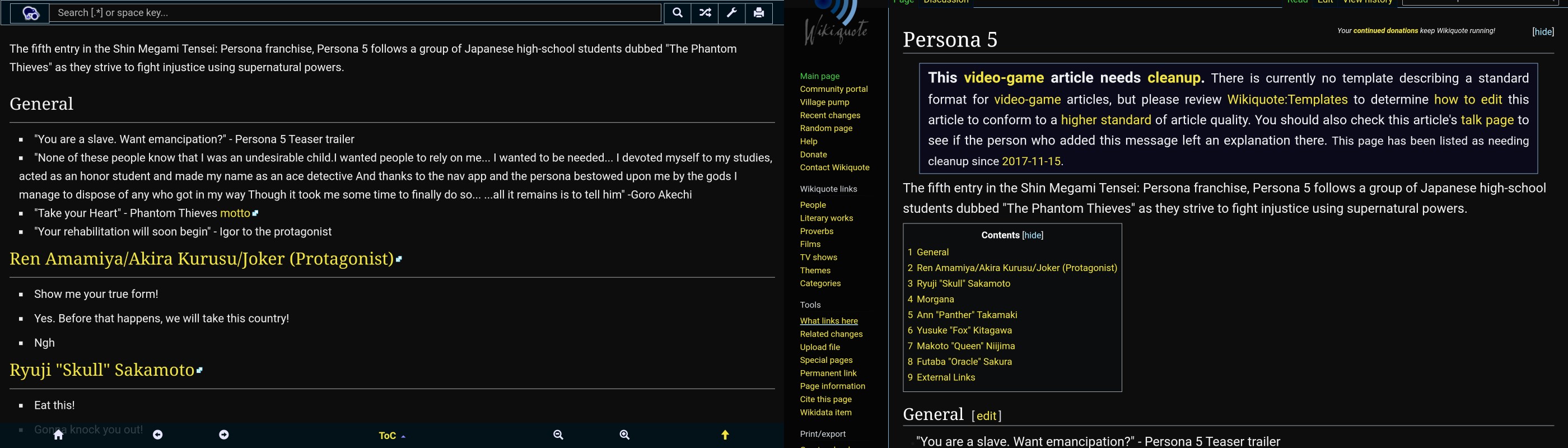 Titles within articles are missing in Wikiquote ZIMs · Issue #1562 ...