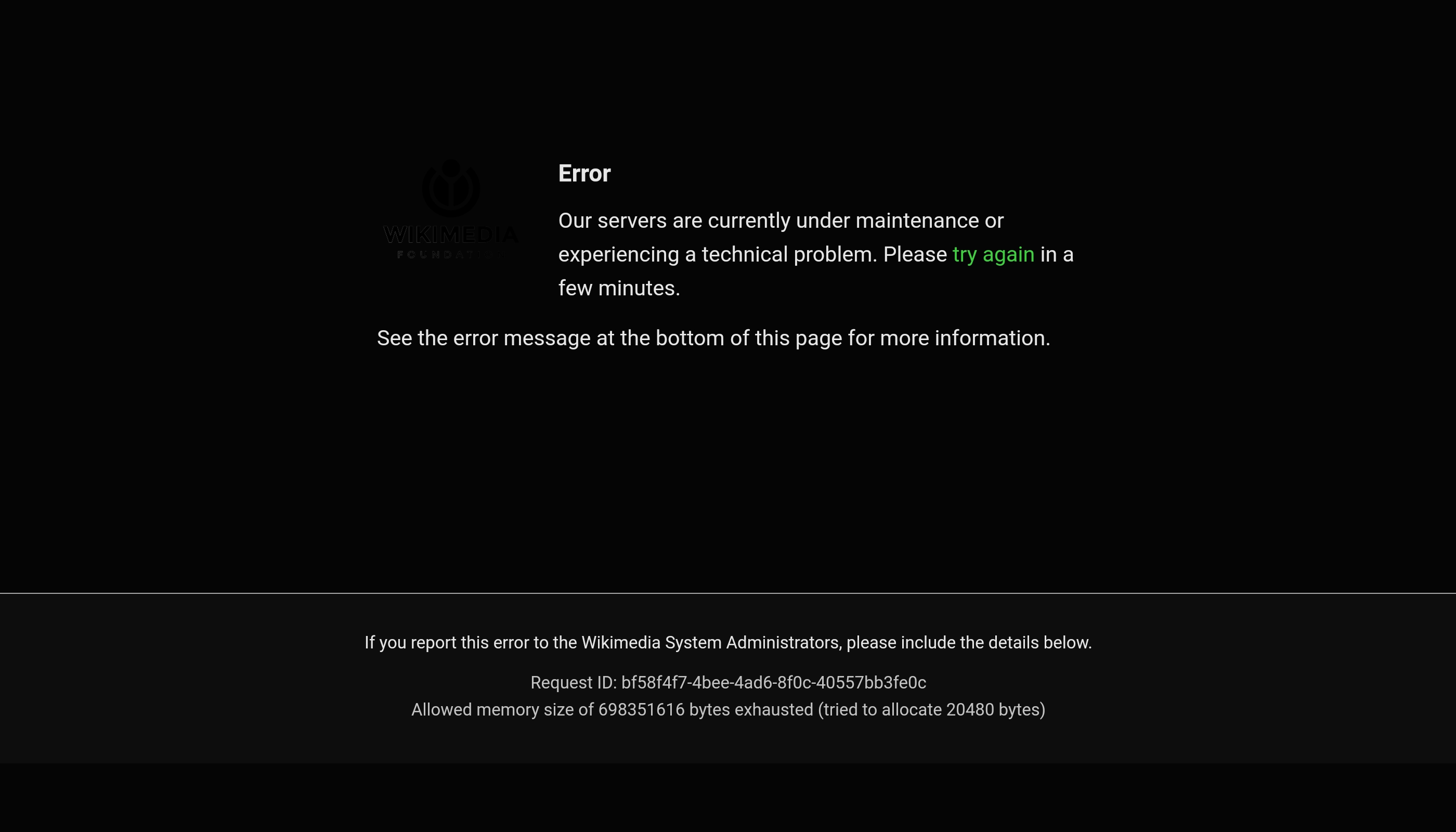 Update ZIM: German Wikipedia · Issue #1609 · openzim/mwoffliner · GitHub