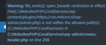 PHP Warning: file_exists(): open_basedir restriction in effect. · Issue #3180 · awesomemotive ...