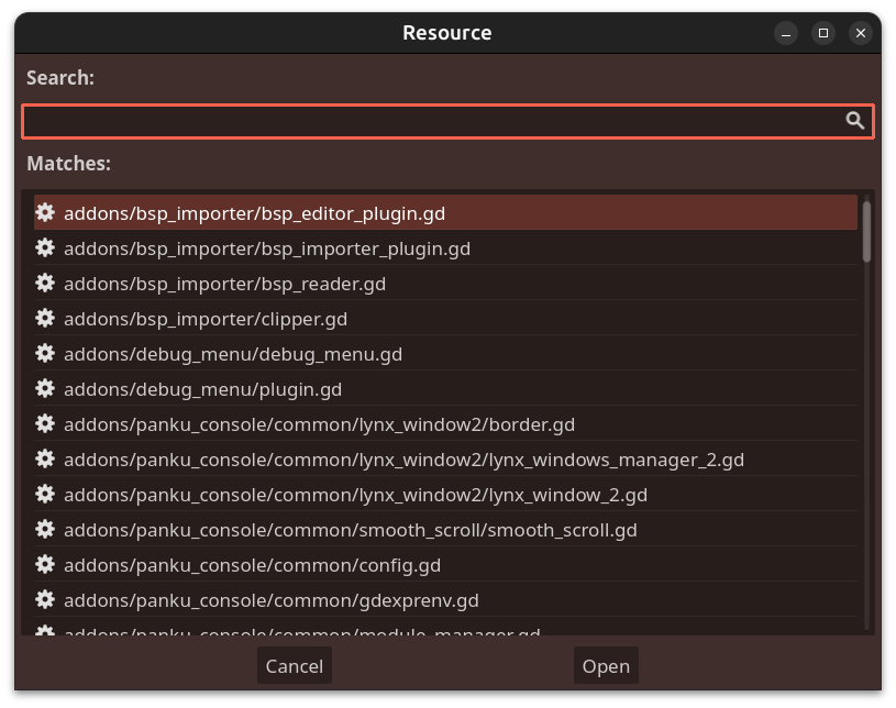 add a `quick open` button to the create-or-load script dialog · Issue #7603 · godotengine/godot ...
