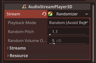 put the `streams` section after the first options in `AudioStreamRandomizer` · Issue #7799 ...