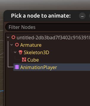 Forbid selecting incompatible nodes when creating animation tracks · Issue #8160 · godotengine ...
