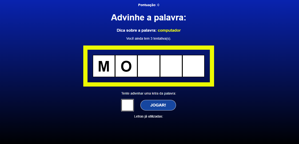 GitHub - mihghost/Secret_Word_Game: Jogo da palavra secreta