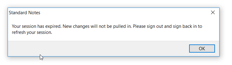 Windows session expire dialog never closes · Issue #318 · standardnotes ...