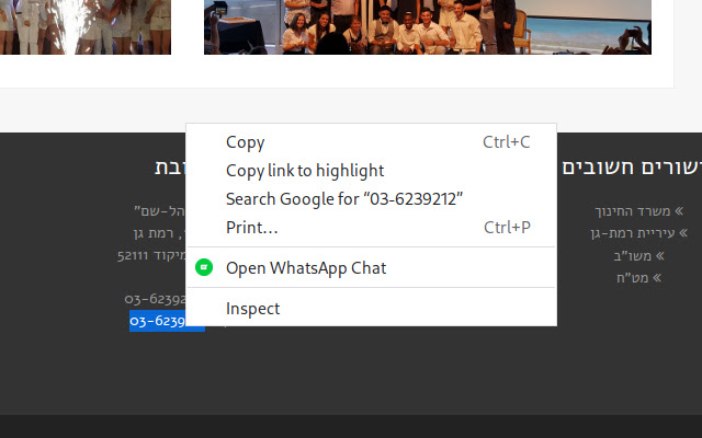 GitHub - BackSlasher/chrome-extensions-open-whatsapp-chat: Select a phone number in text, send a ...