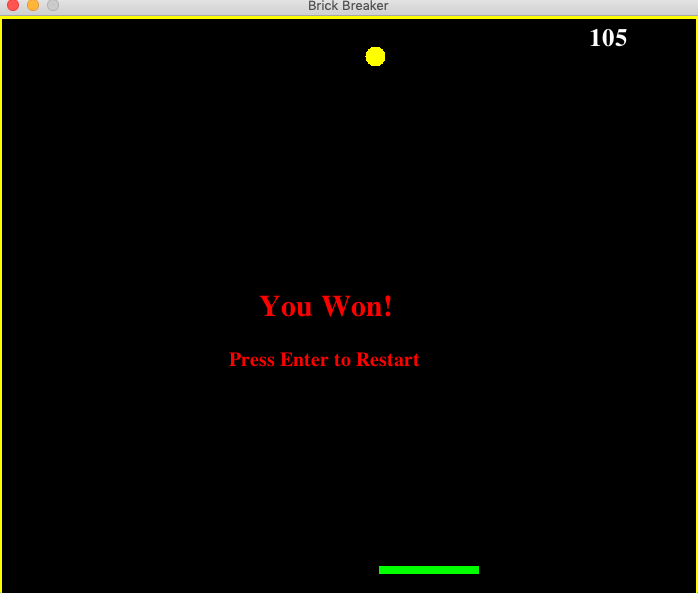 GitHub - justinetu/brickBreakerGame: Had some fun with this code a long ...