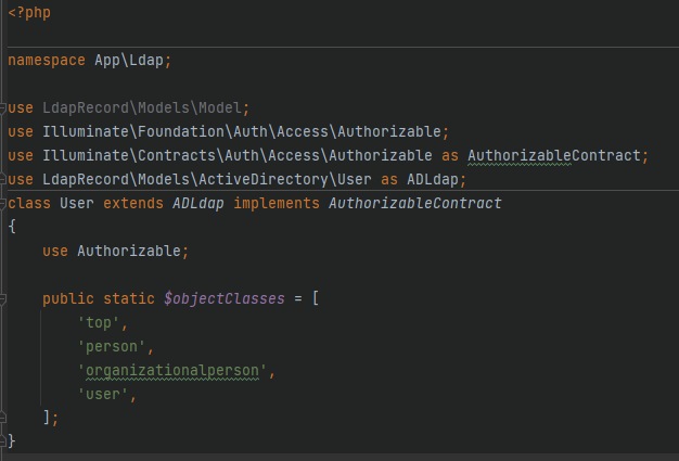 [Bug] use Auth::user->ldap on blade view error · Issue #428 · DirectoryTree/LdapRecord-Laravel ...