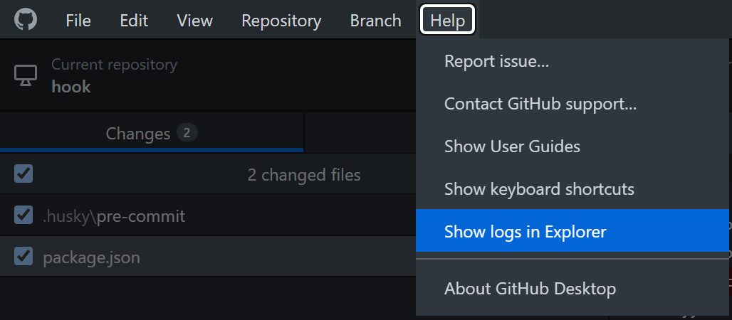 Does not work with Github Desktop on Windows · Issue #1163 · typicode ...