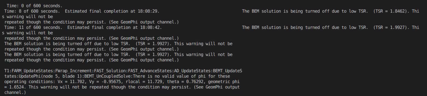 FAST.Farm turns off BEM after a couple of iterations. · Issue #1488 · OpenFAST/openfast · GitHub