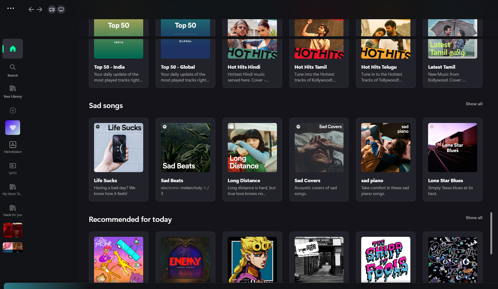 Weird line through the top of the UI · Issue #280 · nimsandu/spicetify-bloom · GitHub