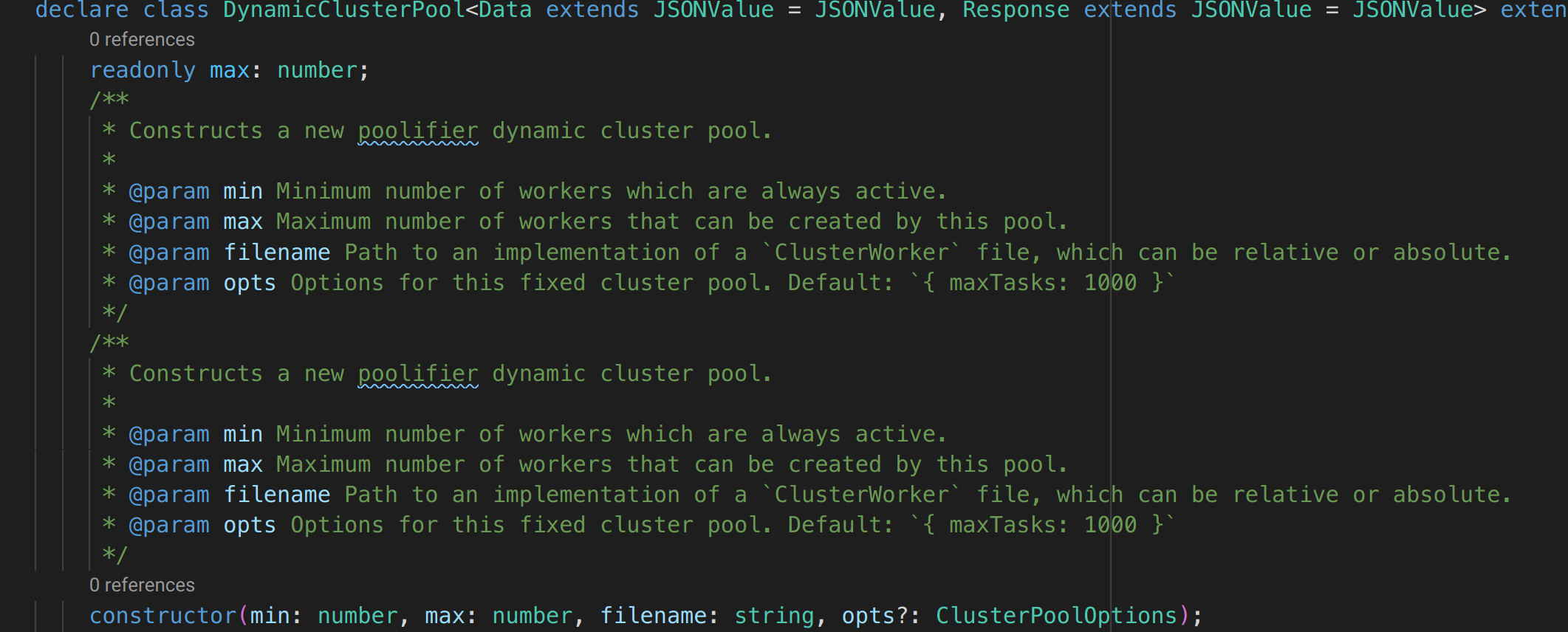 Duplicate Jsdoc Generated In Lib Folder · Issue 141 · Poolifierpoolifier · Github